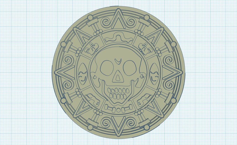 Free STL file Aztec coin double face・3D printing design to download・Cults
