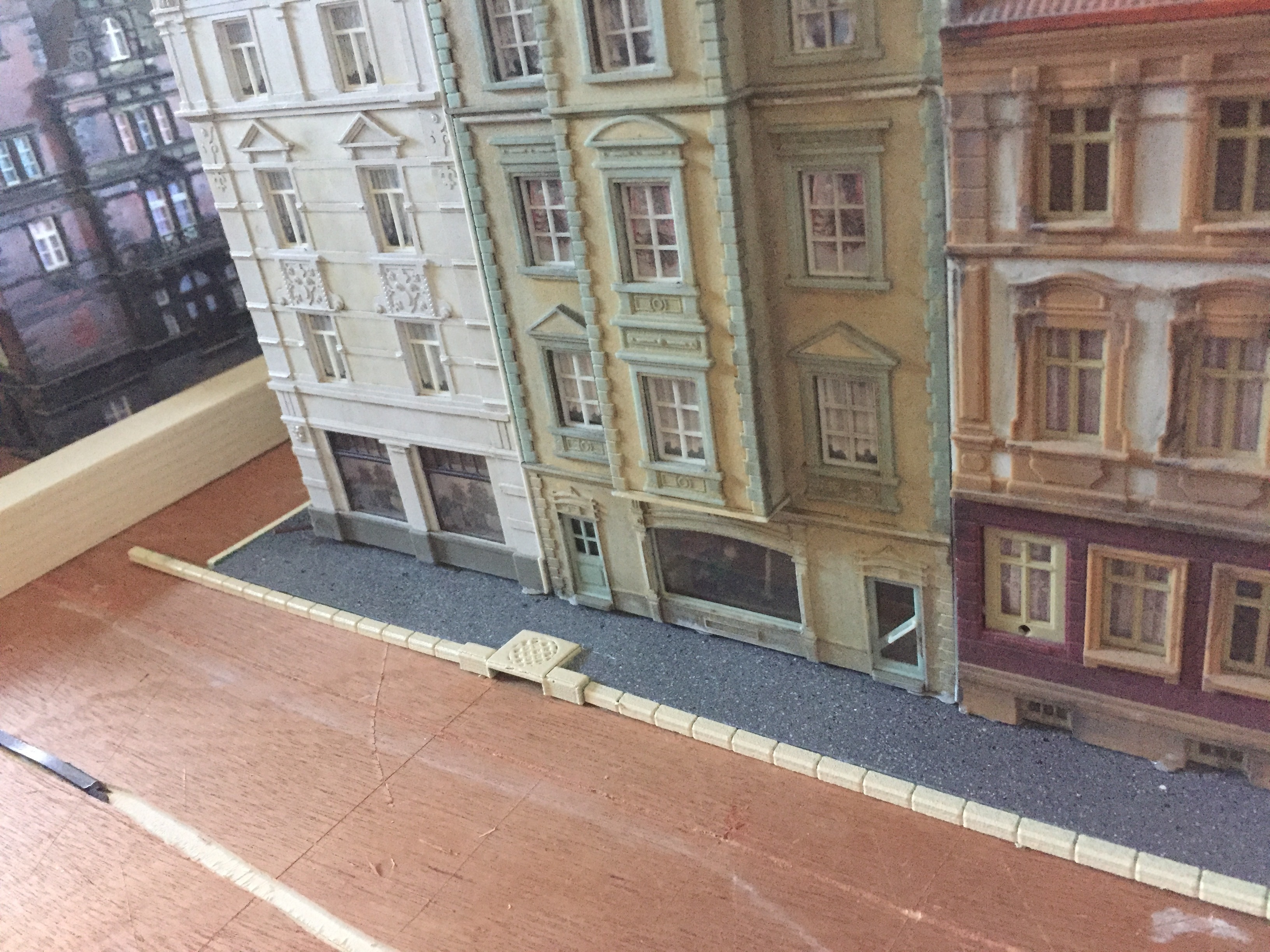 STL file Sidewalk and manhole cover ho for diorama model train 🚆・Model ...
