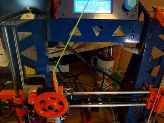 Free STL file Greg's wade extruder filaflex tensor・Design to download ...