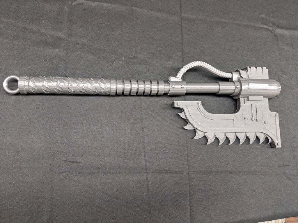 Free STL file Chaos Chainaxe (remix) 🪓・3D printing idea to download・Cults