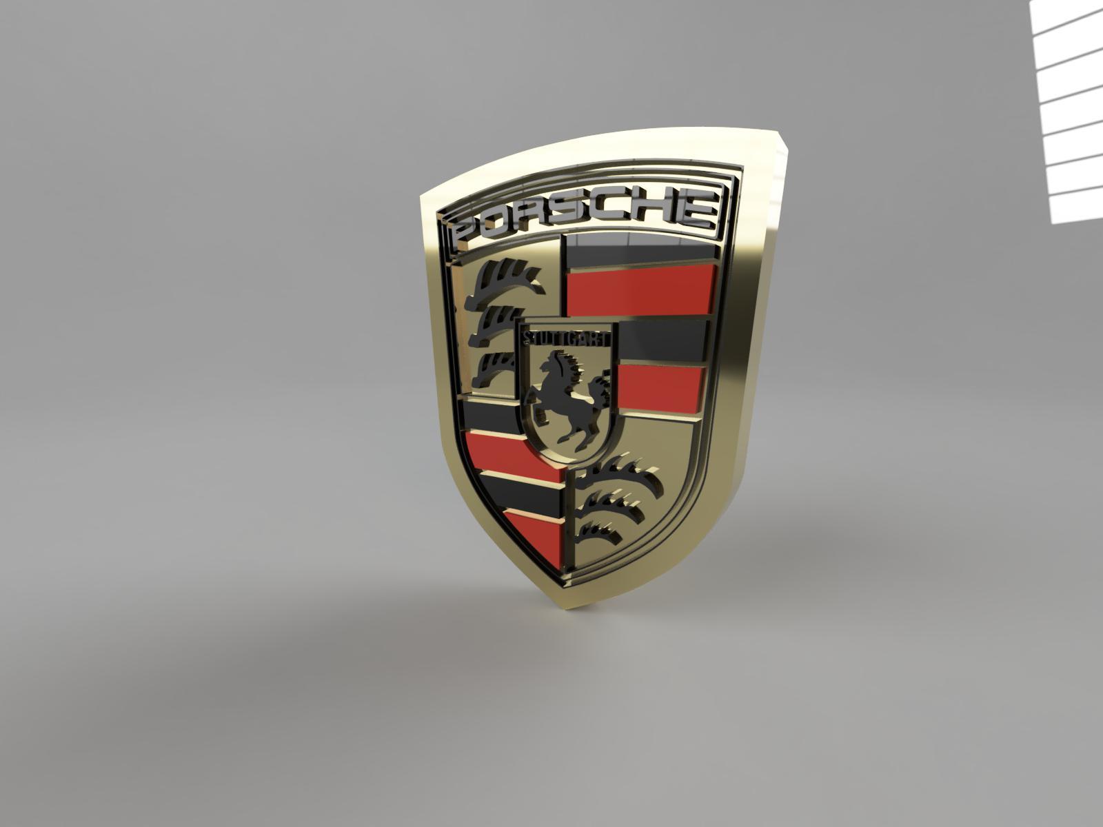 Free STL file Porsche logo + storage box 📦・3D printable model to ...
