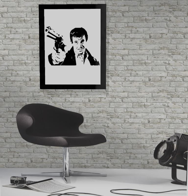 Archivo STL Cuadro Jean Paul Belmondo・Plan imprimible en 3D para ...