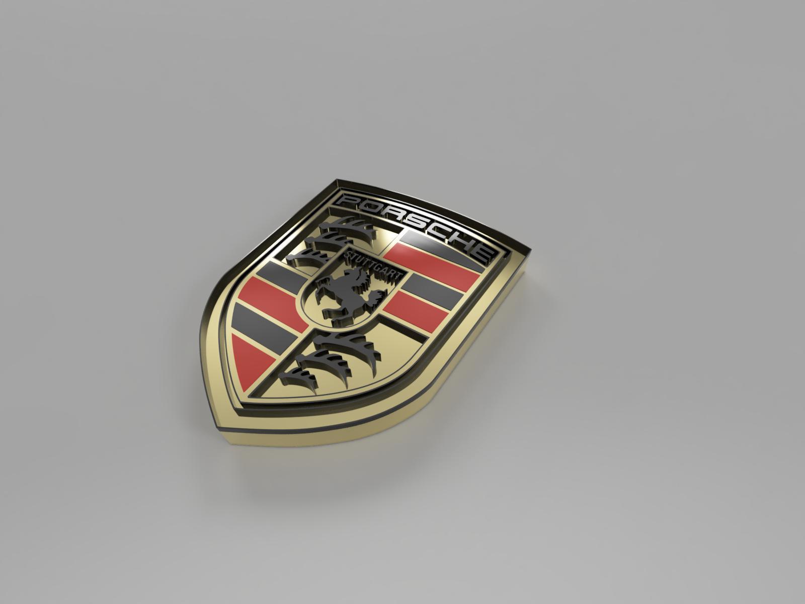 Free STL file Porsche logo + storage box 📦・3D printable model to ...