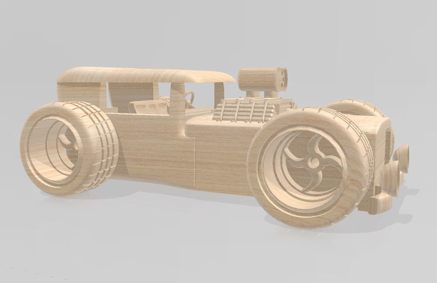 Descargar archivo STL HotRod • Modelo para la impresión en 3D ・ Cults