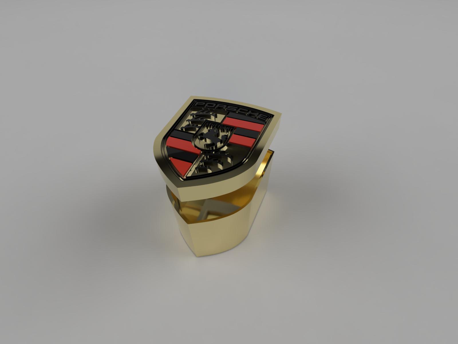 Free STL file Porsche logo + storage box 📦・3D printable model to ...