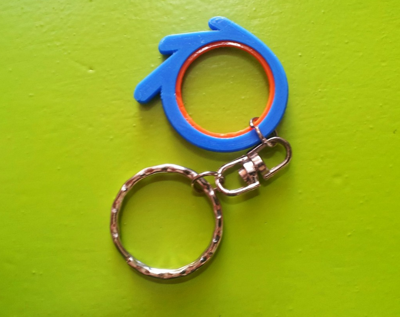 Бесплатный STL файл Blender logo keychain・Дизайн для загрузки и 3D ...