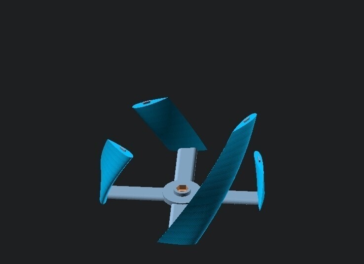 Download free STL file Vertical Wind Turbine - Parametric • 3D printing ...