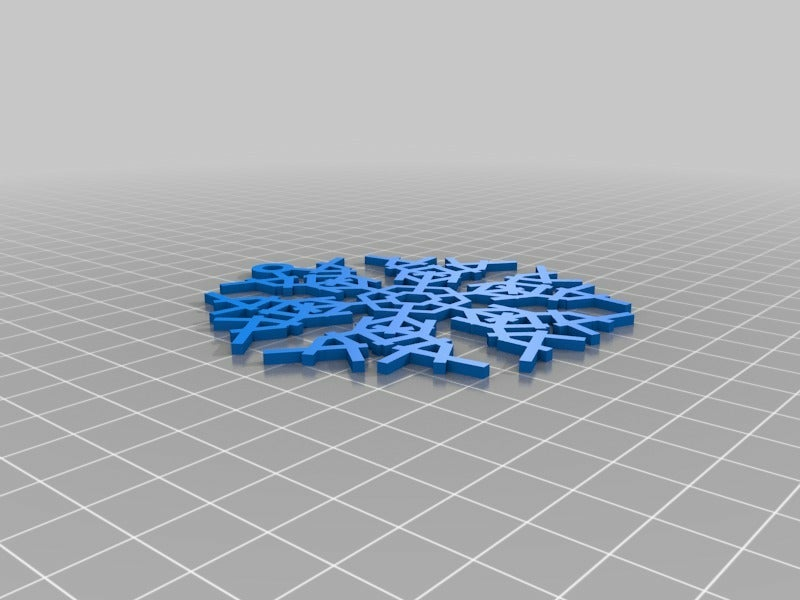 Free STL file Tinkercad Snowflake Tutorial・3D printer model to download ...