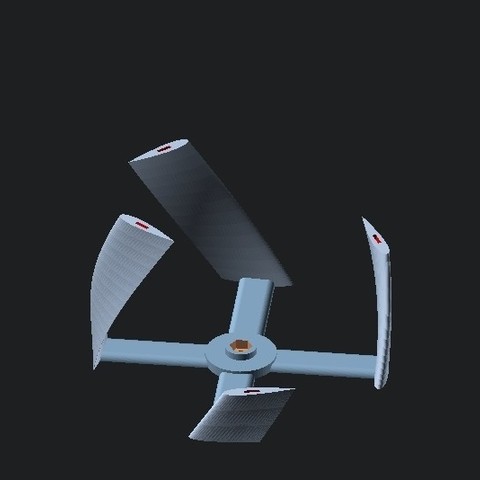 Download free STL file Vertical Wind Turbine - Parametric • 3D printing model ・ Cults