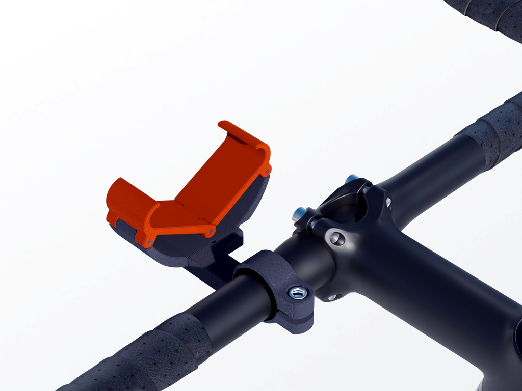 Free STL file Snapping Handlebar Mobile phone Clamp 📞・3D printer design ...
