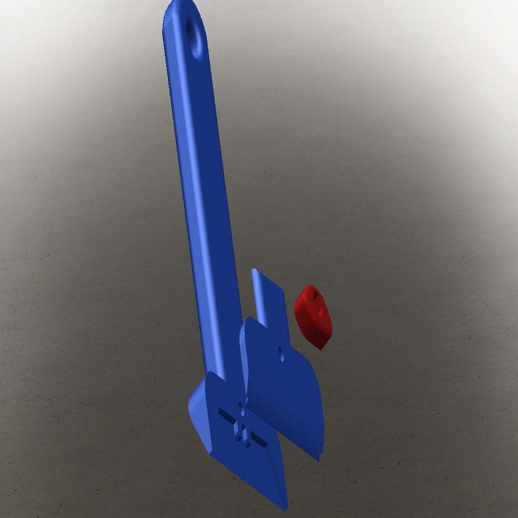 Free STL file Scrapper for stanley cutter blade (spatule porte lame) 🧞 ...