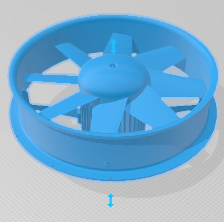 STL file air conditioning unit and fan・3D printing model to download・Cults