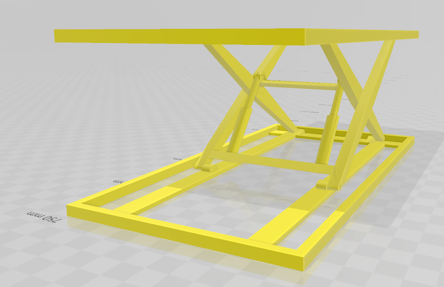 STL file scissor lift 🔧・3D printer design to download・Cults