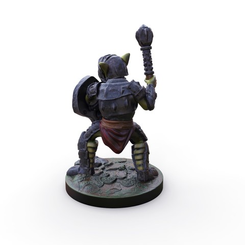 Download STL file Armored Goblin 28mm Miniature • Object to 3D print ...