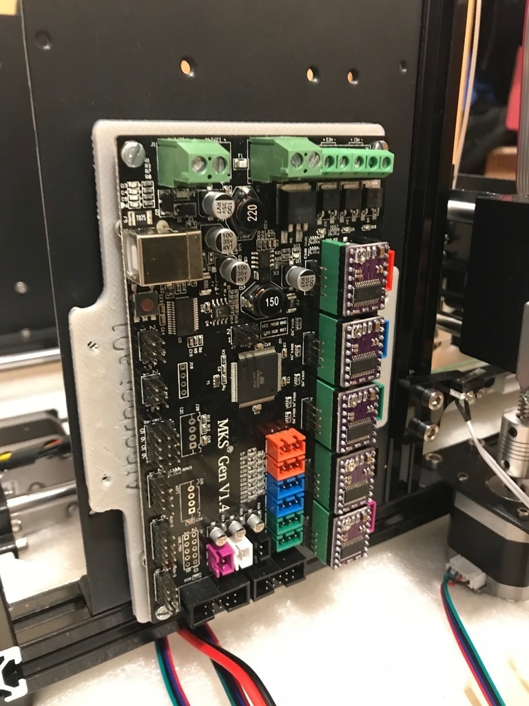 Free 3D file MKS Gen 1.4 Electronic board support for Athorbot a01 🧞‍♂️ ...