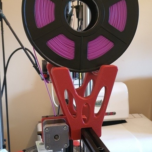 Download free STL file upgrade spool holder ender 3 • Model to 3D print ...