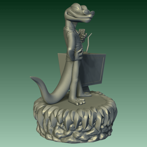 Download 3D model Gex The Gecko ・ Cults