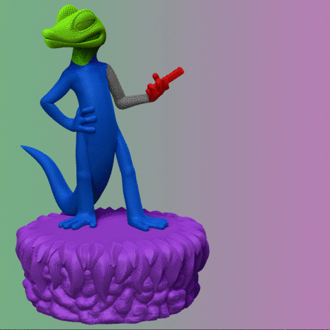 Download 3D model Gex The Gecko ・ Cults