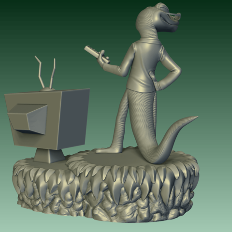Download 3D model Gex The Gecko ・ Cults