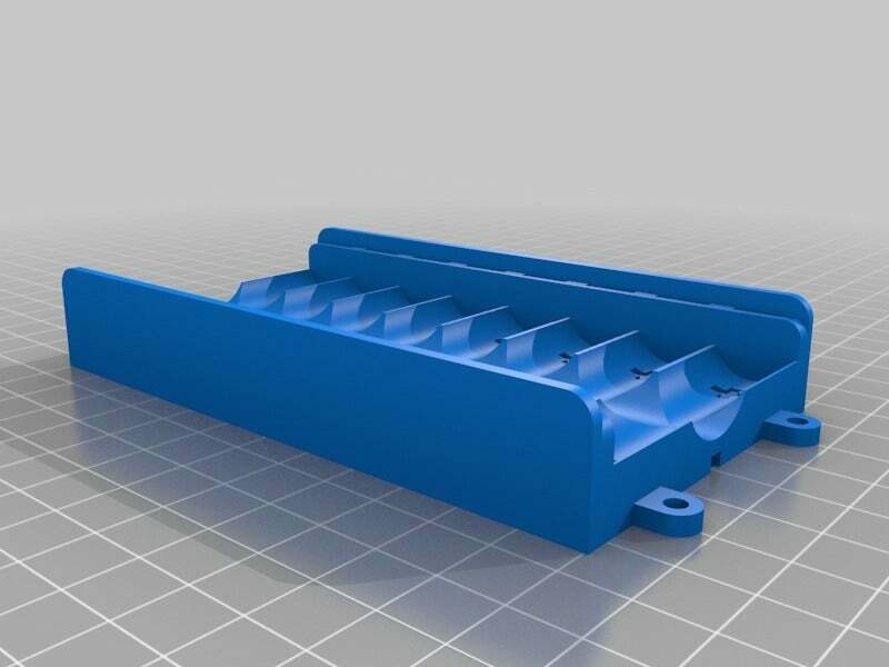 Free STL file Battery box for AA cells x8 = 12v・Template to download ...