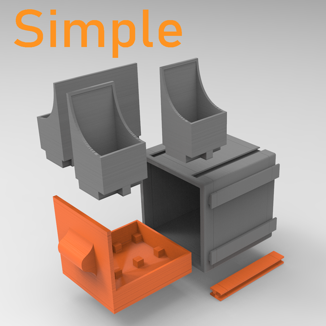STL file Modular storage・3D printing model to download・Cults