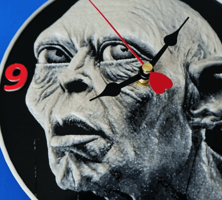 Download free STL file Gollum 3D clock • 3D printer template ・ Cults