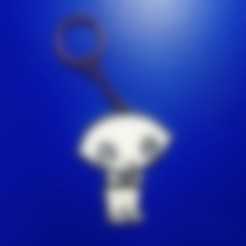 Download free STL files Key ring Stewie Griffin ・ Cults