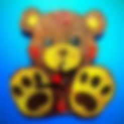 Download free STL file Teddy Bear Clock TED • 3D printable template ・ Cults