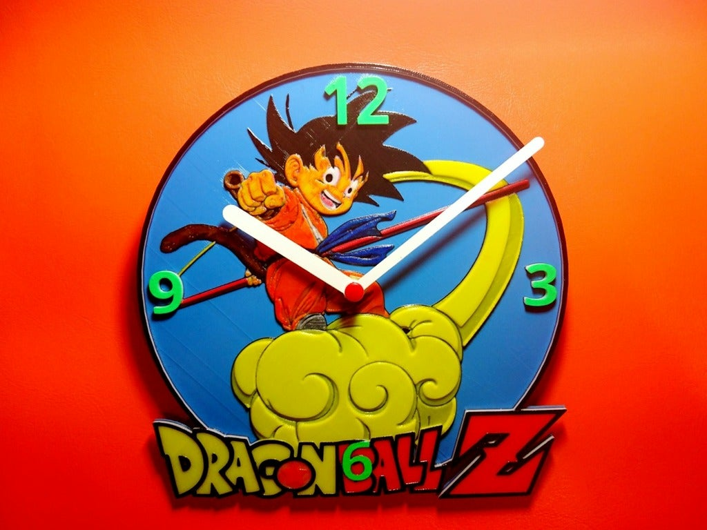 Free STL file -------Reloj Dragon Ball Z-------・Template to download ...