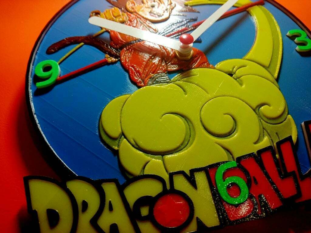Free STL file -------Reloj Dragon Ball Z-------・Template to download ...