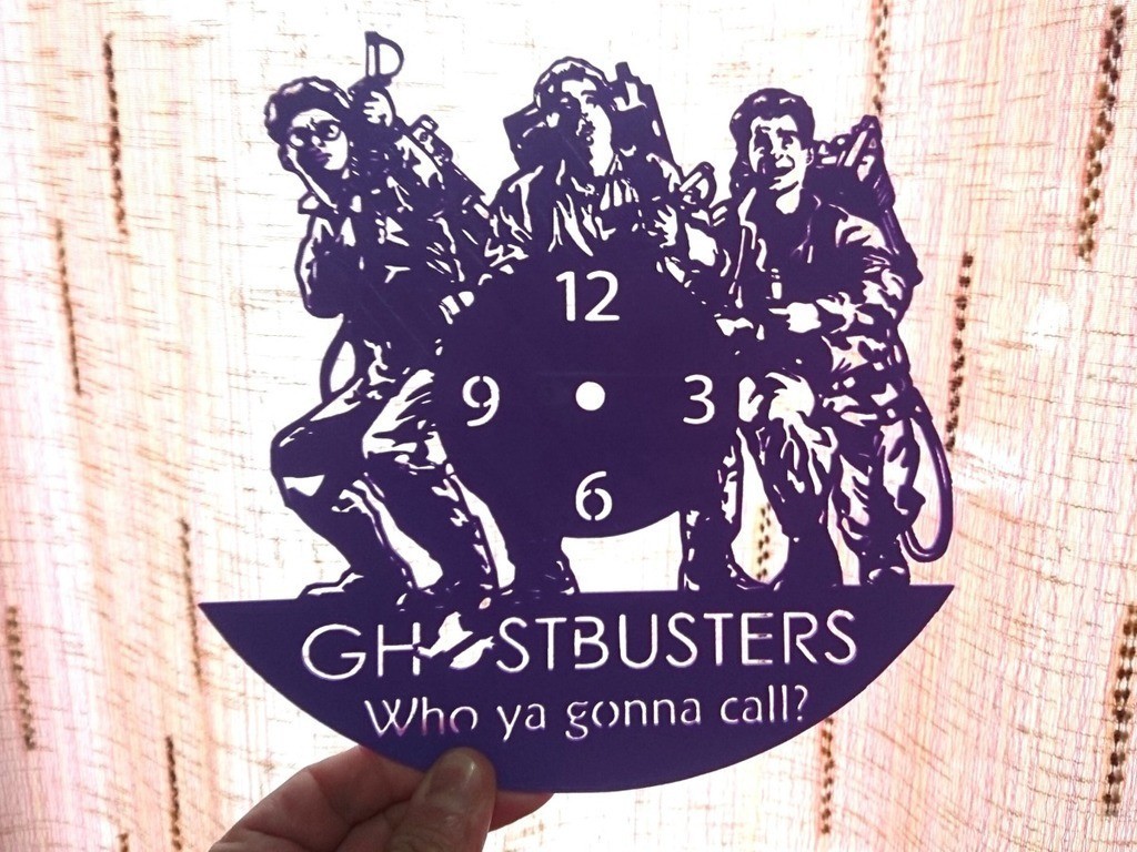 Free STL file Ghostbusters WALL CLOCK・3D printable model to download・Cults