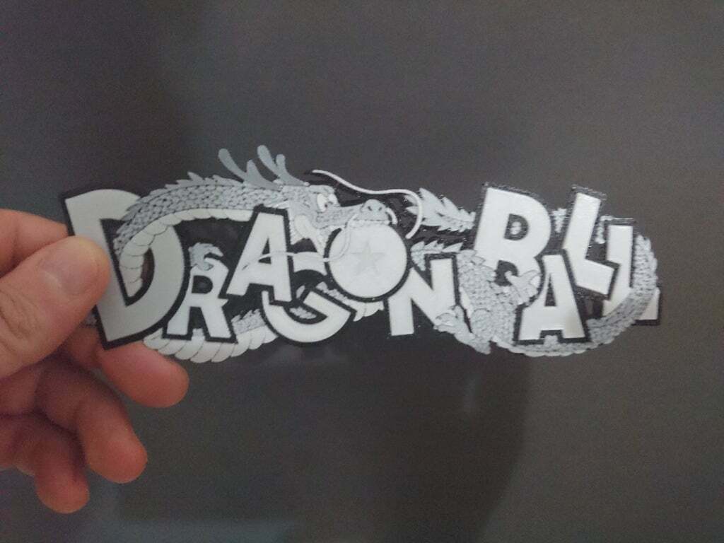 Free STL file 3D Dragon ball logo・3D print design to download・Cults