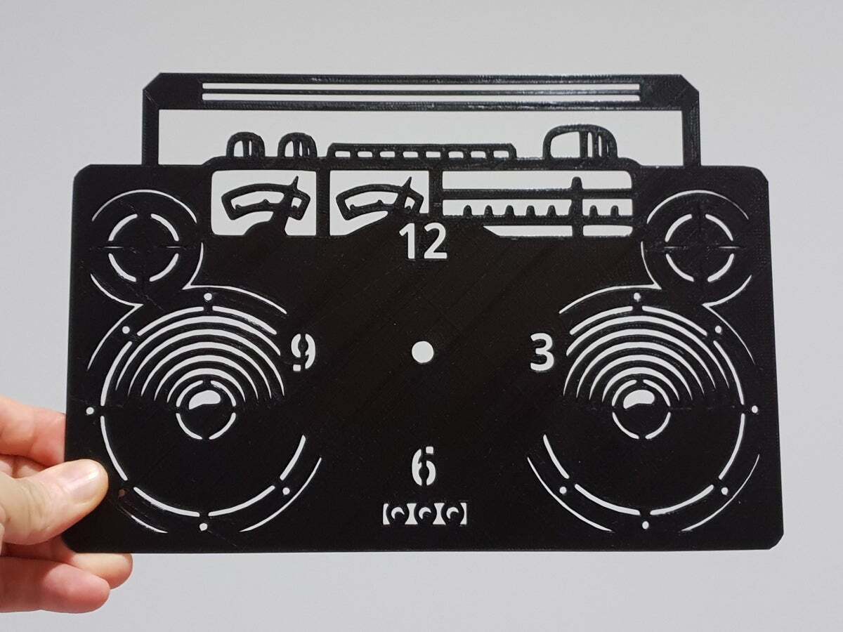 Free STL file Reloj RADIO CASSETTE・3D printer model to download・Cults