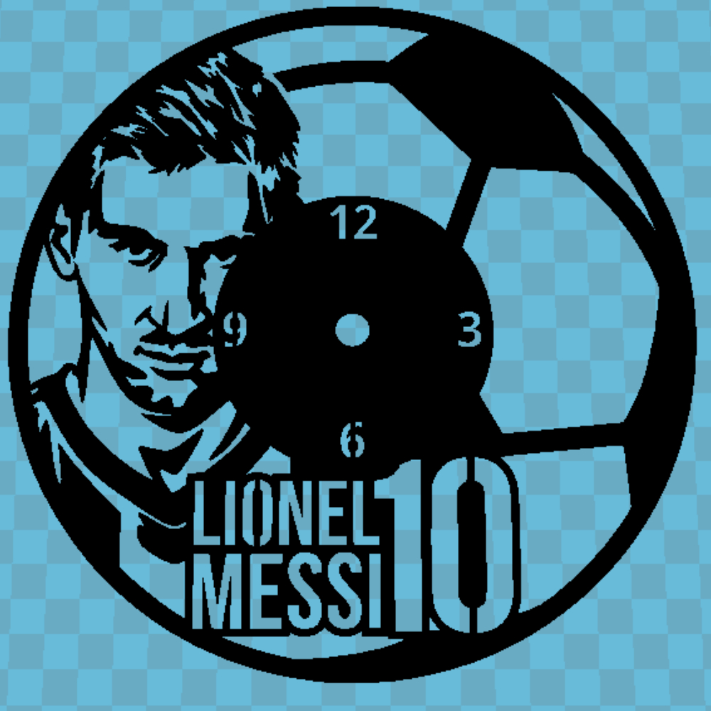 Archivo STL RELOJ LIONEL MESSI・Modelo de impresión 3D para descargar・Cults