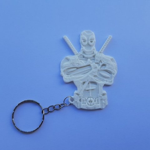 Download free 3D printer files Deadpool keychain ・ Cults