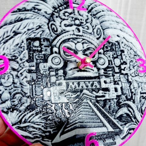 Download STL file Mayan Clock • 3D printer design ・ Cults