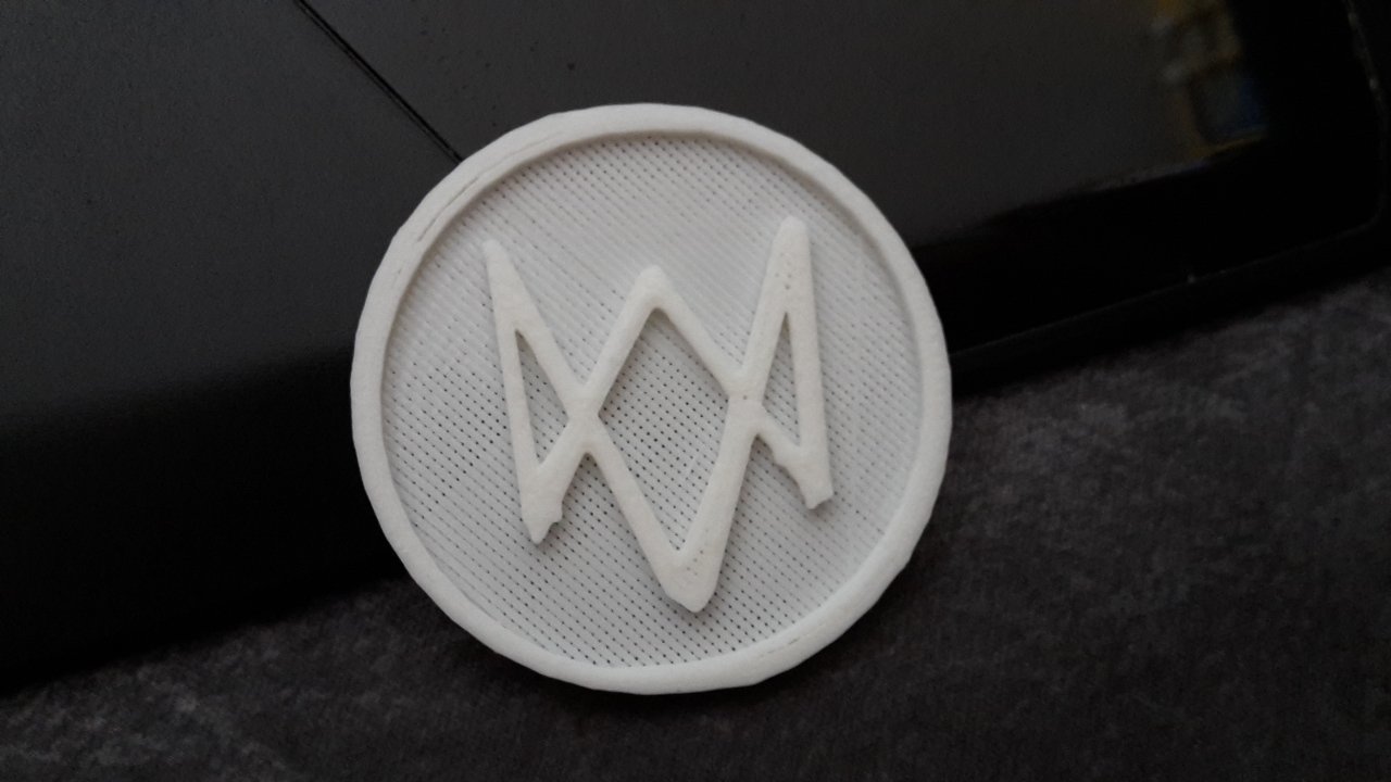 Free STL file Logo Watch Dogs・3D printable model to download・Cults