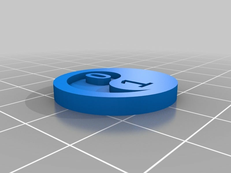 Free STL file zeton 10 kc v2・3D print object to download・Cults