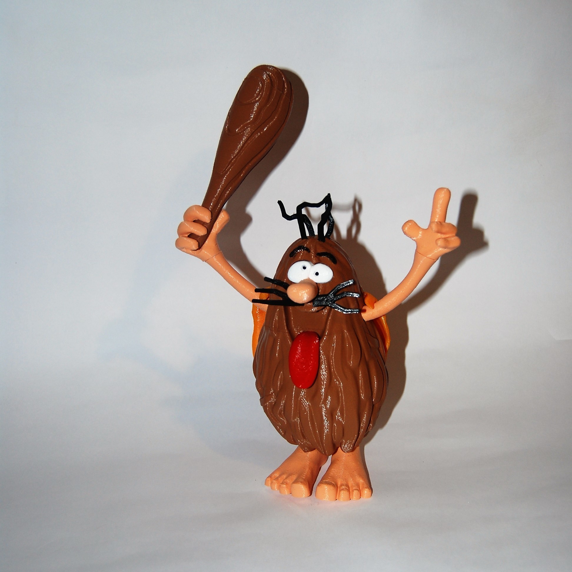 3D printed Captain Caveman!!!!!!! • made with Prusa STEEL・Cults