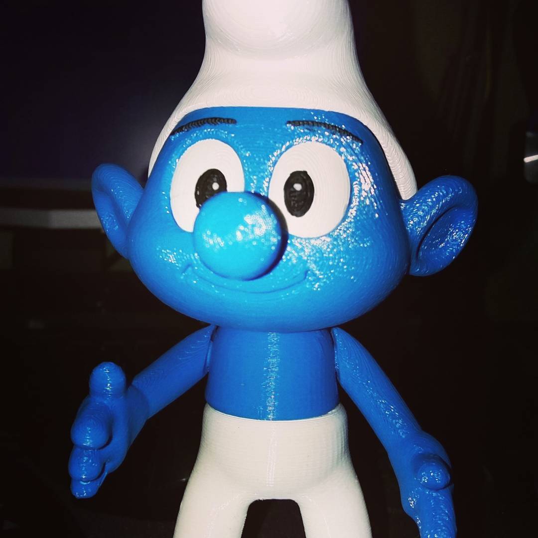 3D printed The Smurf • made with Steel・Cults