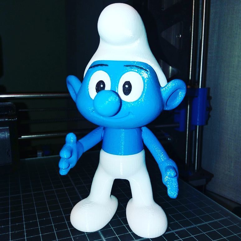 3D printed The Smurf • made with Steel・Cults