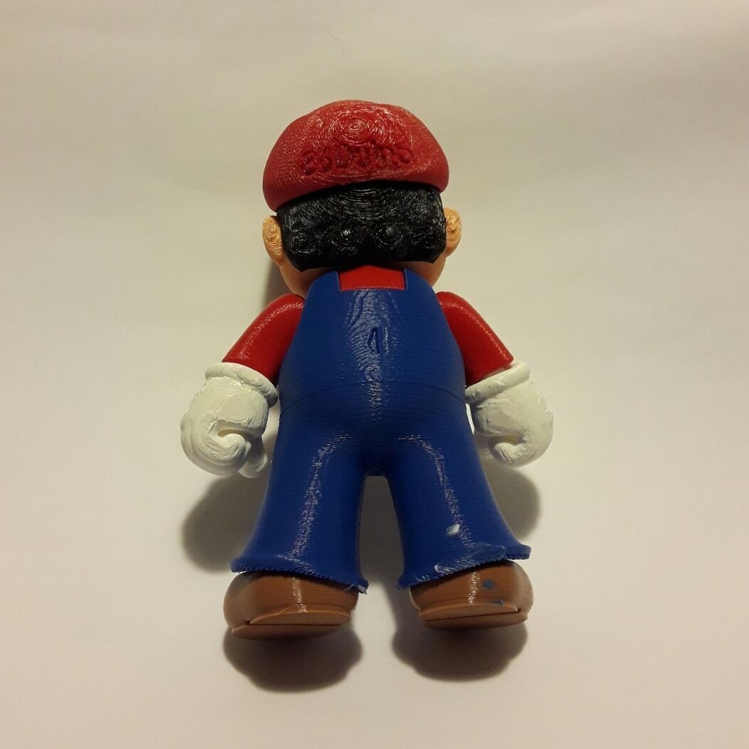 3D printed Super Mario complete set • made with steeel・Cults