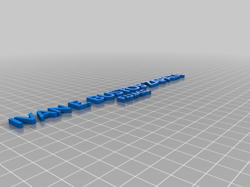 Free 3D file Customized Nameplate・3D printable model to download・Cults