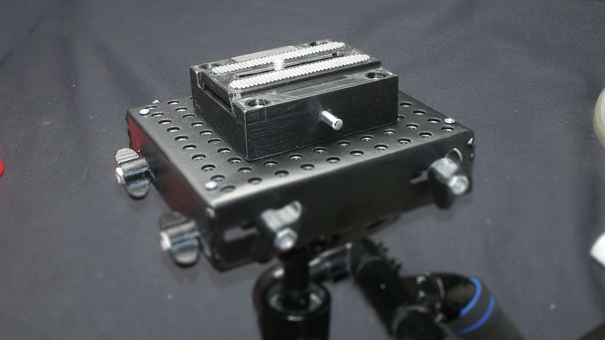 Free STL file Quick Release Adapter (Manfrotto style) with Sliding ...