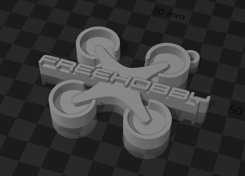 Free 3d File Freehobby Keychain・3d Print Design To Download・cults