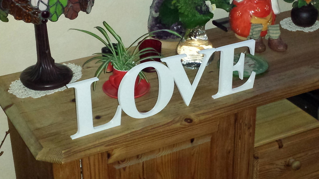 Free 3D file Big "LOVE" Letters ️‍🔥・Model to download and 3D print・Cults