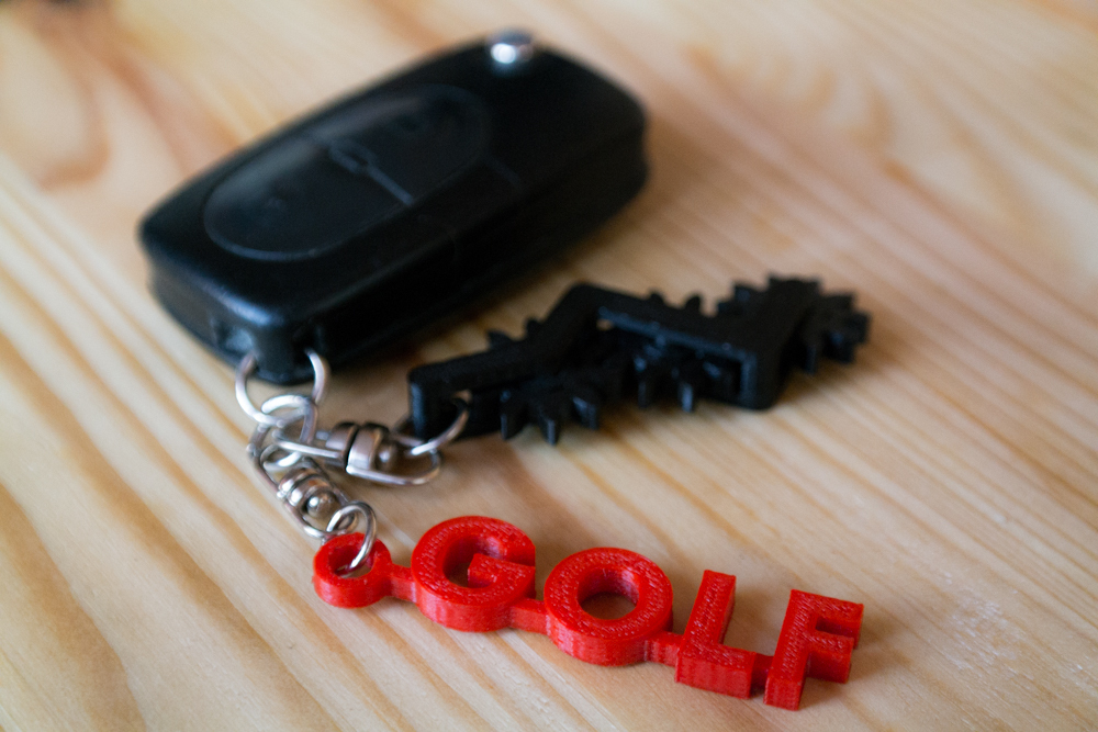 Free 3D file VW Golf and Caddy Keychain・3D printer design to download・Cults