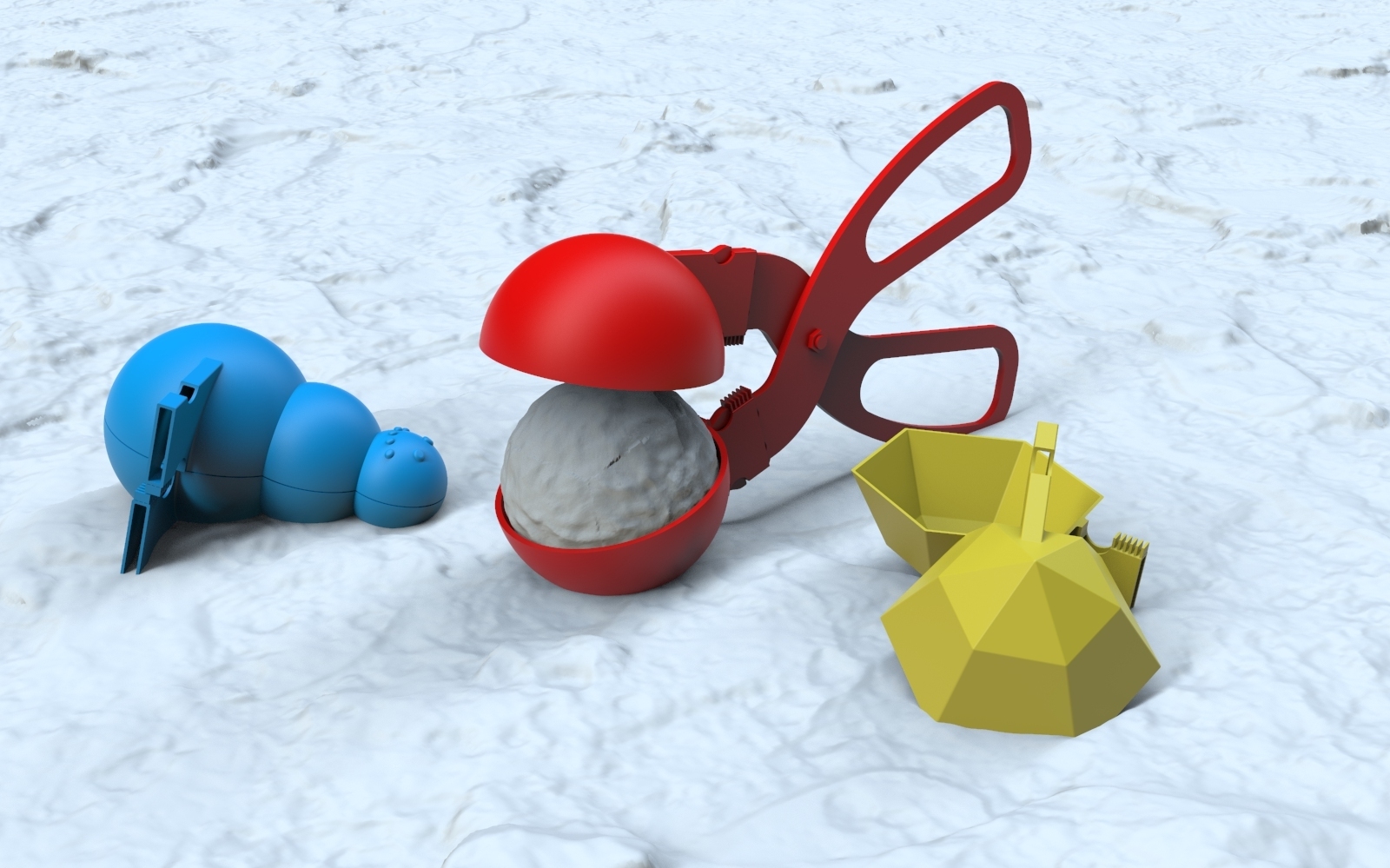 STL file Snowball maker・3D printable model to download・Cults