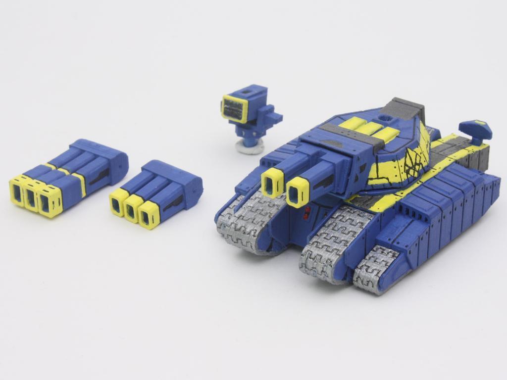 Free STL file Rock Head Tank 🪨・3D printer model to download・Cults