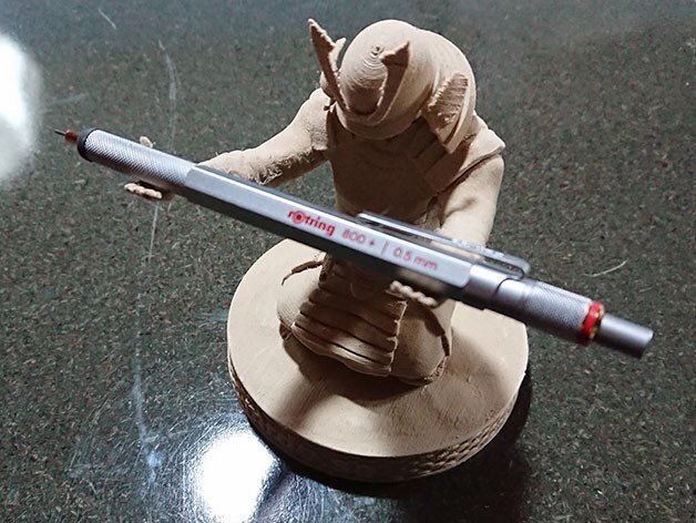 Download free STL file Samurai pen servant • 3D print model ・ Cults